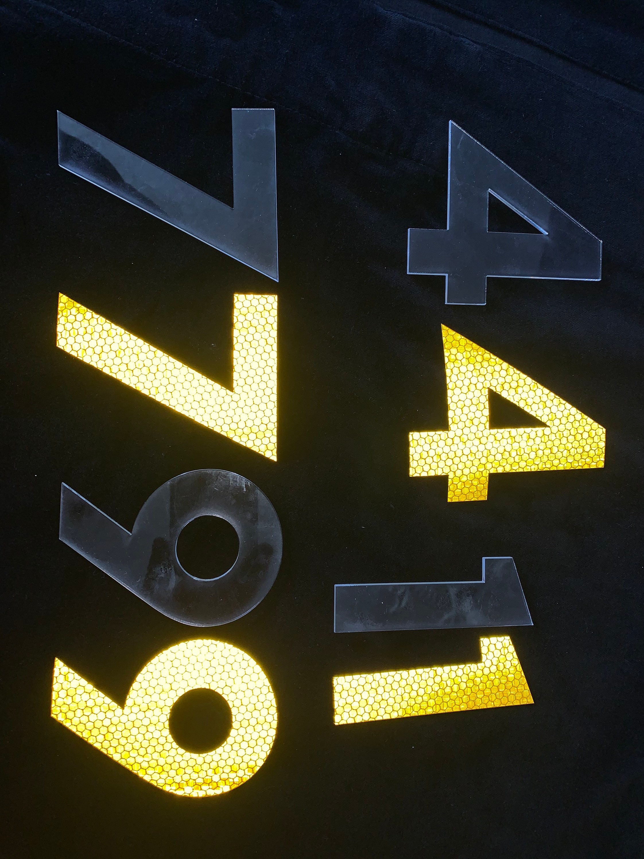 3 Ultra-reflective Home Address Numbers Door Numbers | Etsy