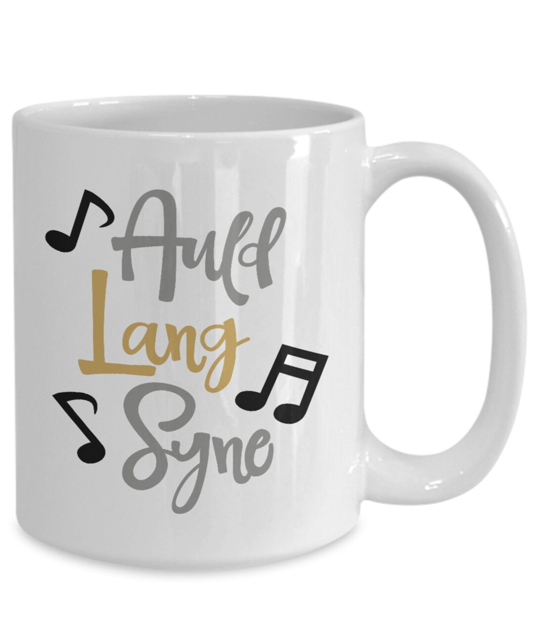 New Year 2020 Auld Lang Syne White Mug - Etsy