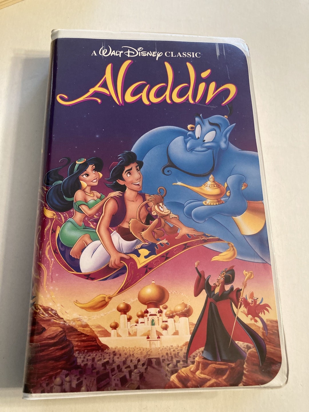 Vintage Aladdin VHS Tape Walt Disney Classic Black Diamond Aladdinvhs ...