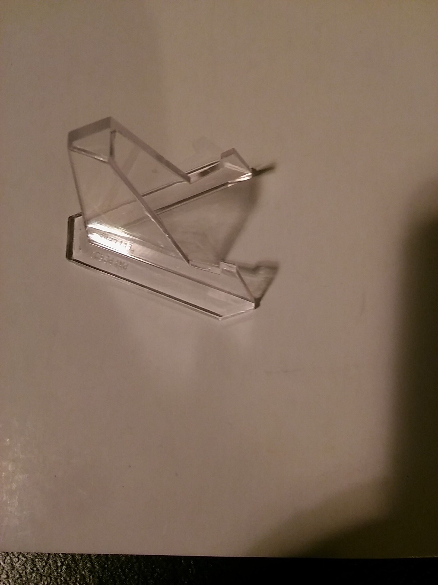 Triangular Mini Easel 2 1/8 Clear Stand Packe894 | Etsy