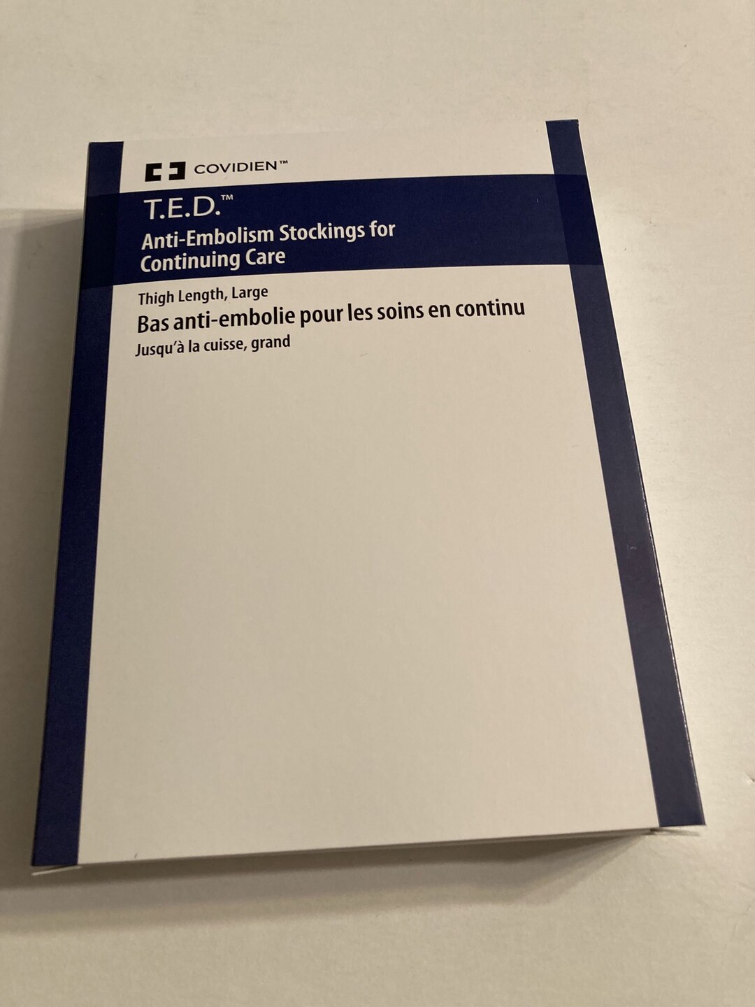 T.E.D. Anti Embolism Stocking for Continuing Care. Covidien. White ...