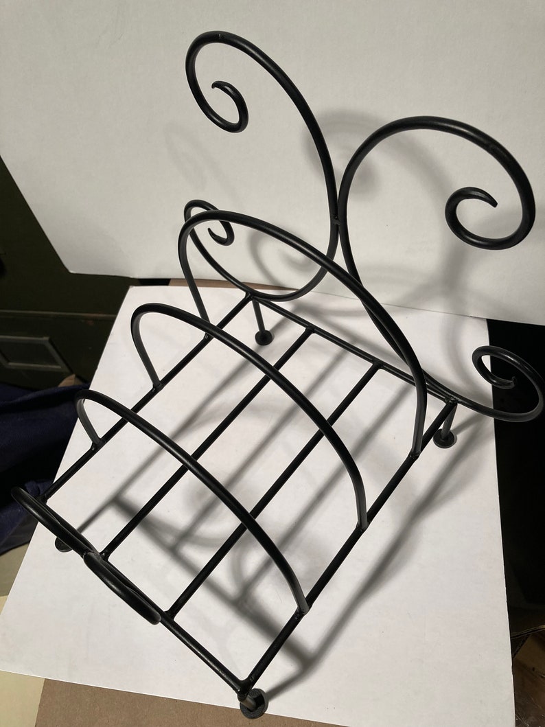 Multi Plate Stand Wrought Iron 10 X 8 X 10. Very Sturdy. PS436 - Etsy