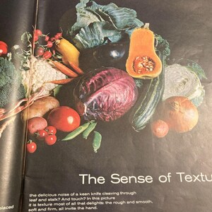 Vintage Life Magazine. Special Issue Bounty of Food. Nov 1962 Life - Etsy
