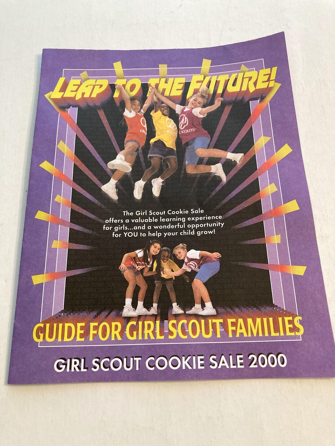 Vintage Leap to the Future Girl Scouts Cookie Poster 1999. Leaptofuture ...
