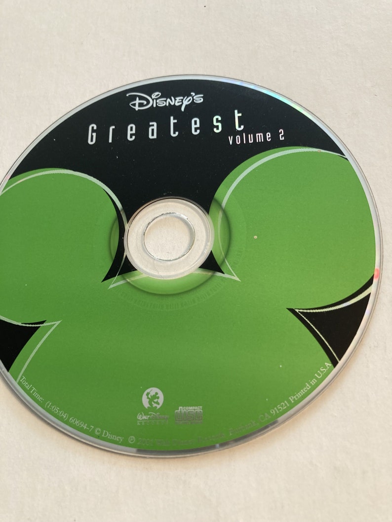 Disney's Greatest Volume 2. Dgreatestvol2 - Etsy