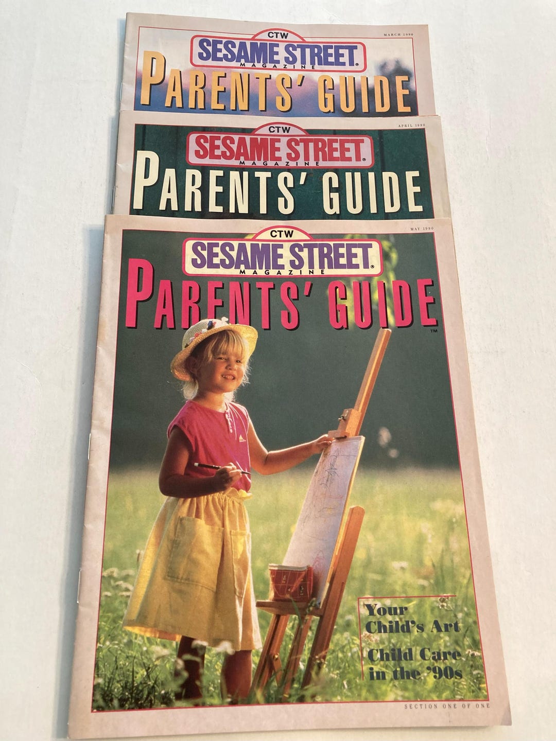 Vintage CTW Sesame Street Parents Guide. 7 Issues 1989-1990 ...
