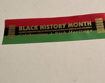 Black History Ribbon - Etsy