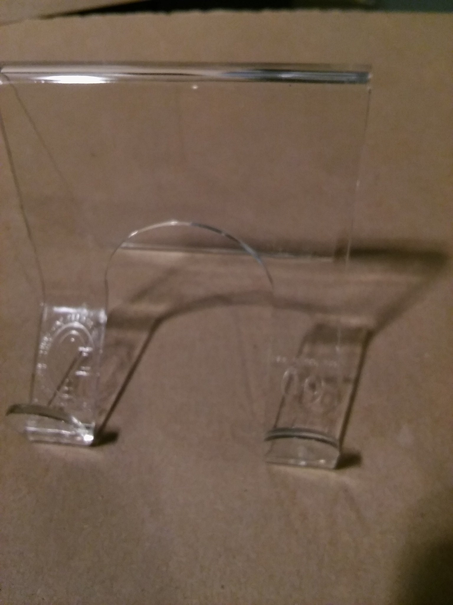 Plate or Picture Stand. Lucite Clear 3 1/8 X3 X1 - Etsy