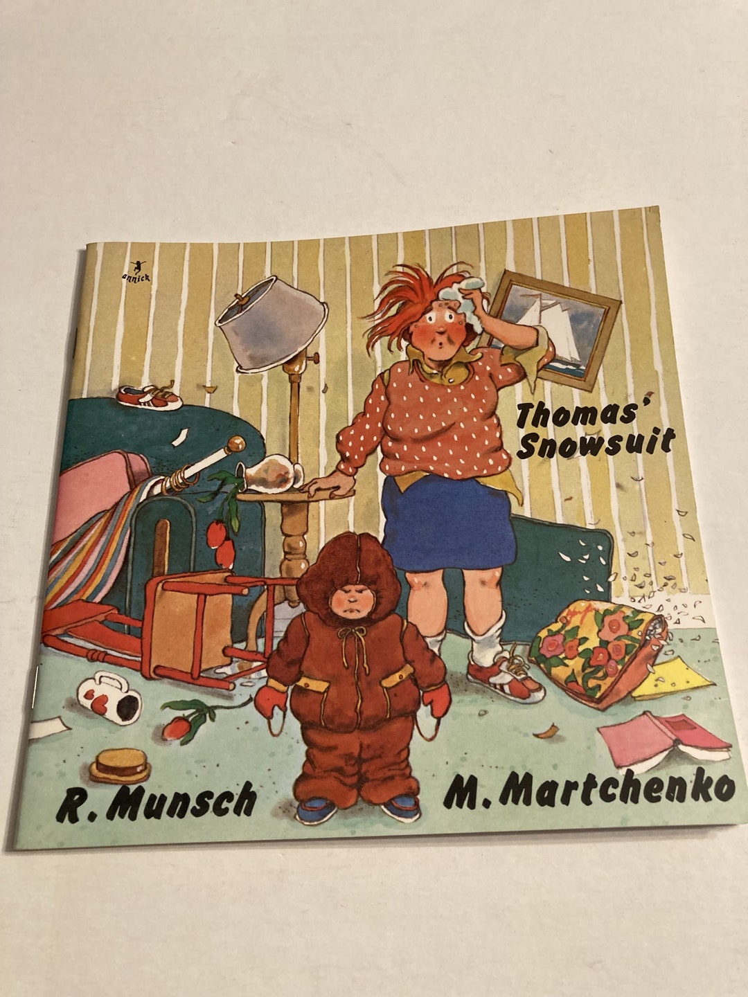 Vintage Thomas' Snowsuit by Robert Munsch. Softcover 1991 Vthomassnow - Etsy