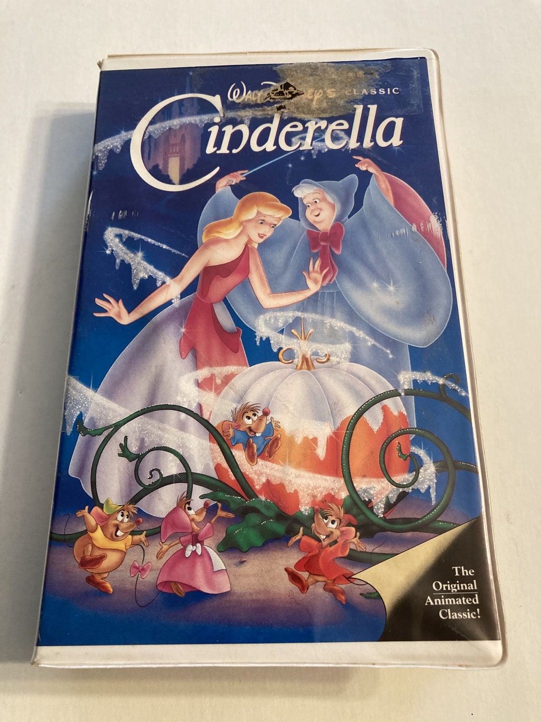 Vintage Cinderella VHS Tape Walt Disney Classic Cinderellavhs - Etsy