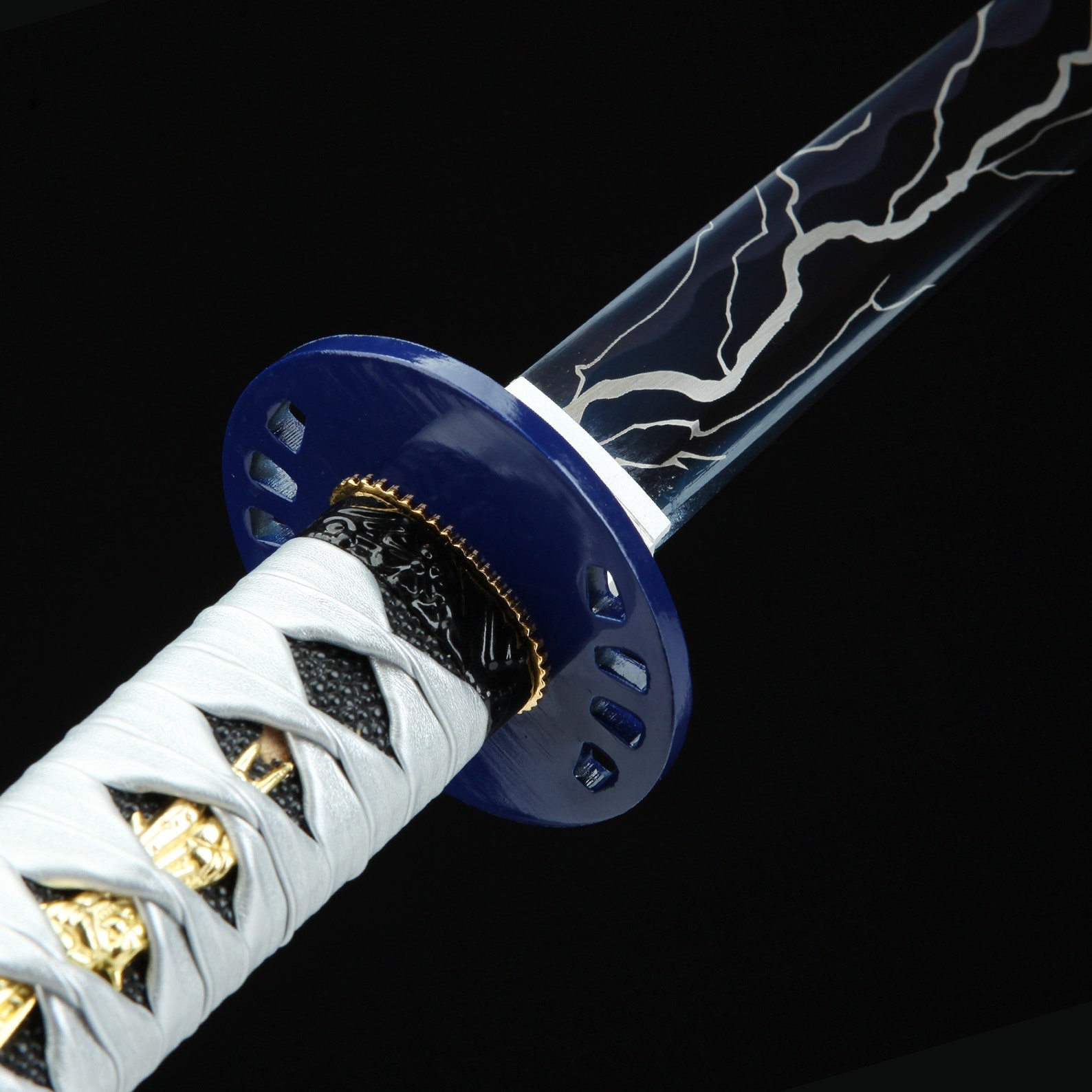 Handmade 1045 Carbon Steel Blue Blade Japanese Katana Samurai | Etsy UK Handmade 1045 Carbon Steel Blue Blade Japanese Katana Samurai | Etsy UK