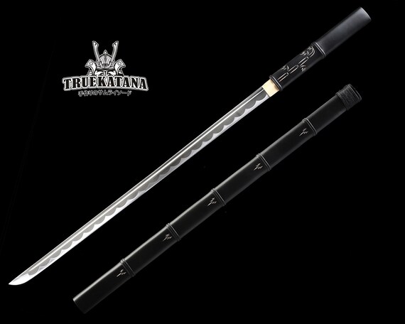 Handmade 1045 Carbon Steel Straight Blade Japanese Ninjato Ninjat ...