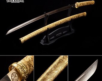 Gold Katana Sword | Etsy