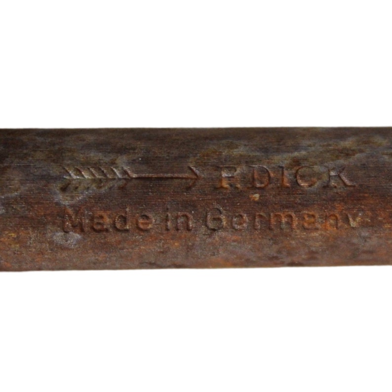 Antique Vintage F Dick Friedr 12 in Blade Distressed Wood Handle ...