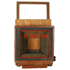 Antique Victorian 1800s Seneca View Field Box Camera Folding Bellows ...