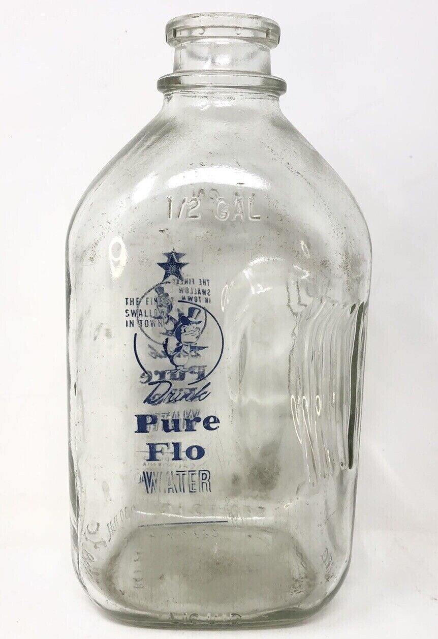 Rare Vintage 1970s Pure Flo Water San Diego California Collectible ...