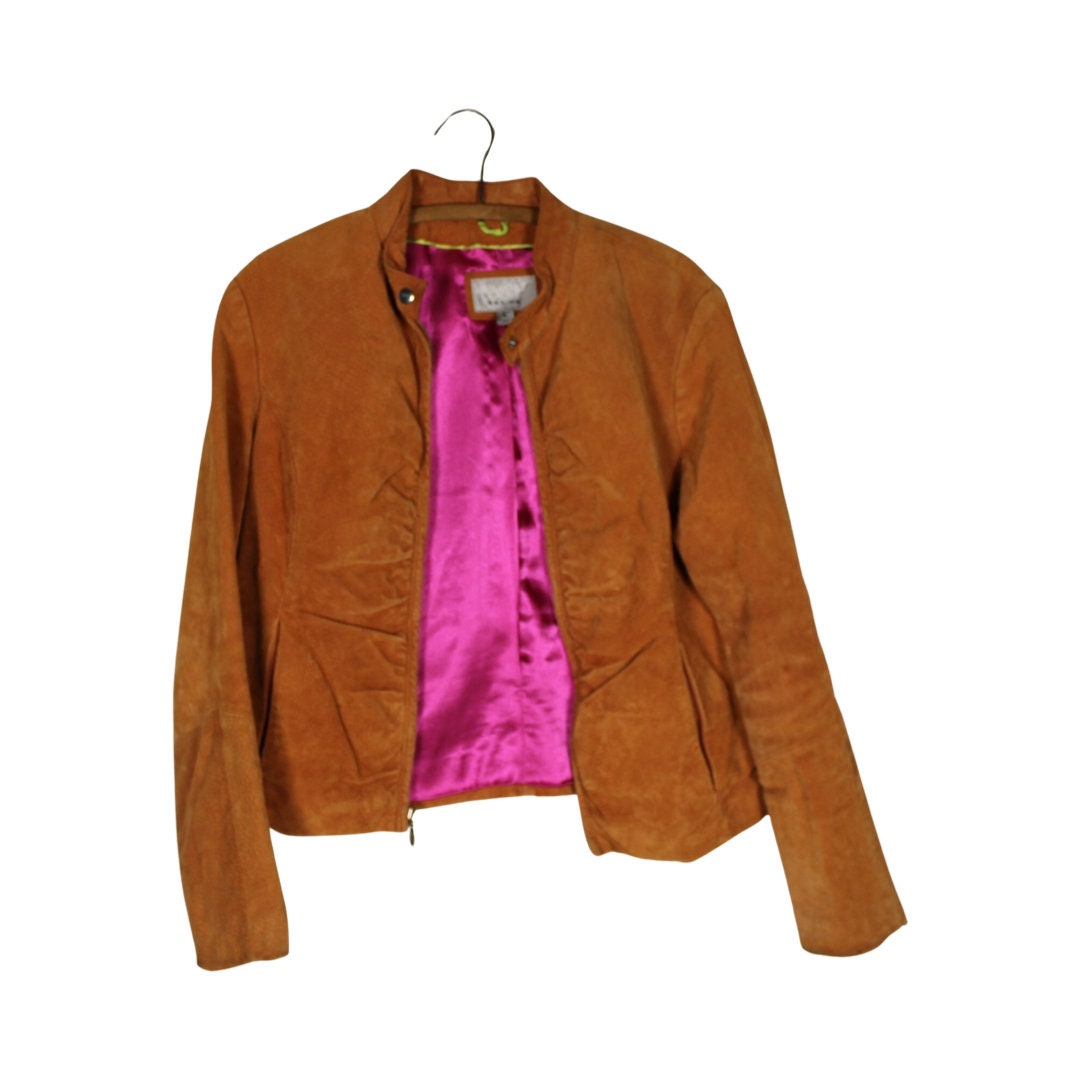 Wilsons Leather Maxima 100% Genuine Beige Tan Light Brown Suede Women's ...