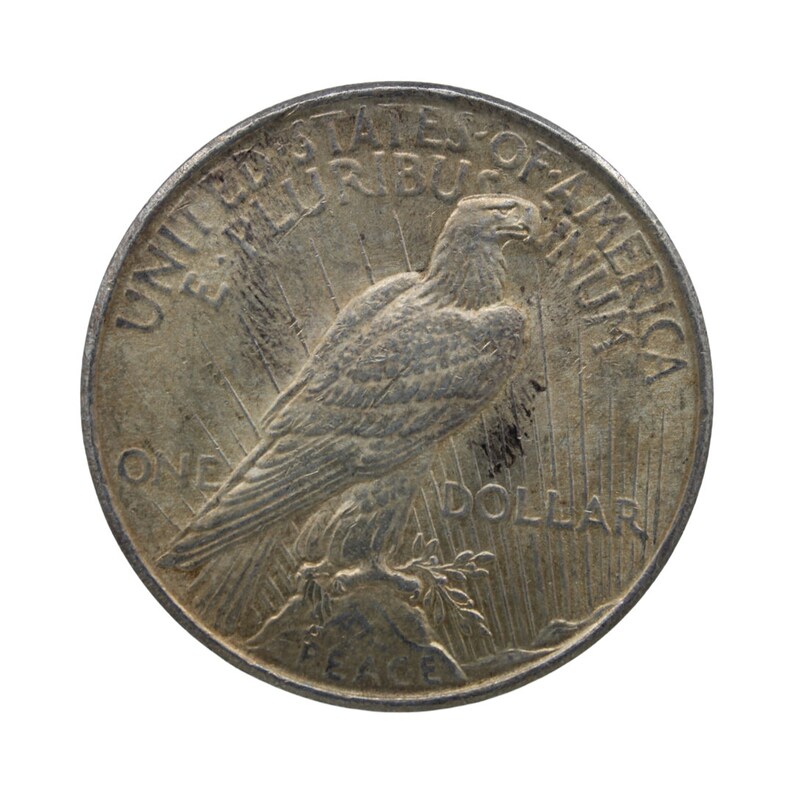 1920s Antique 1924 Liberty Peace Dollar 90% Silver US Coin 900 0.859 ...