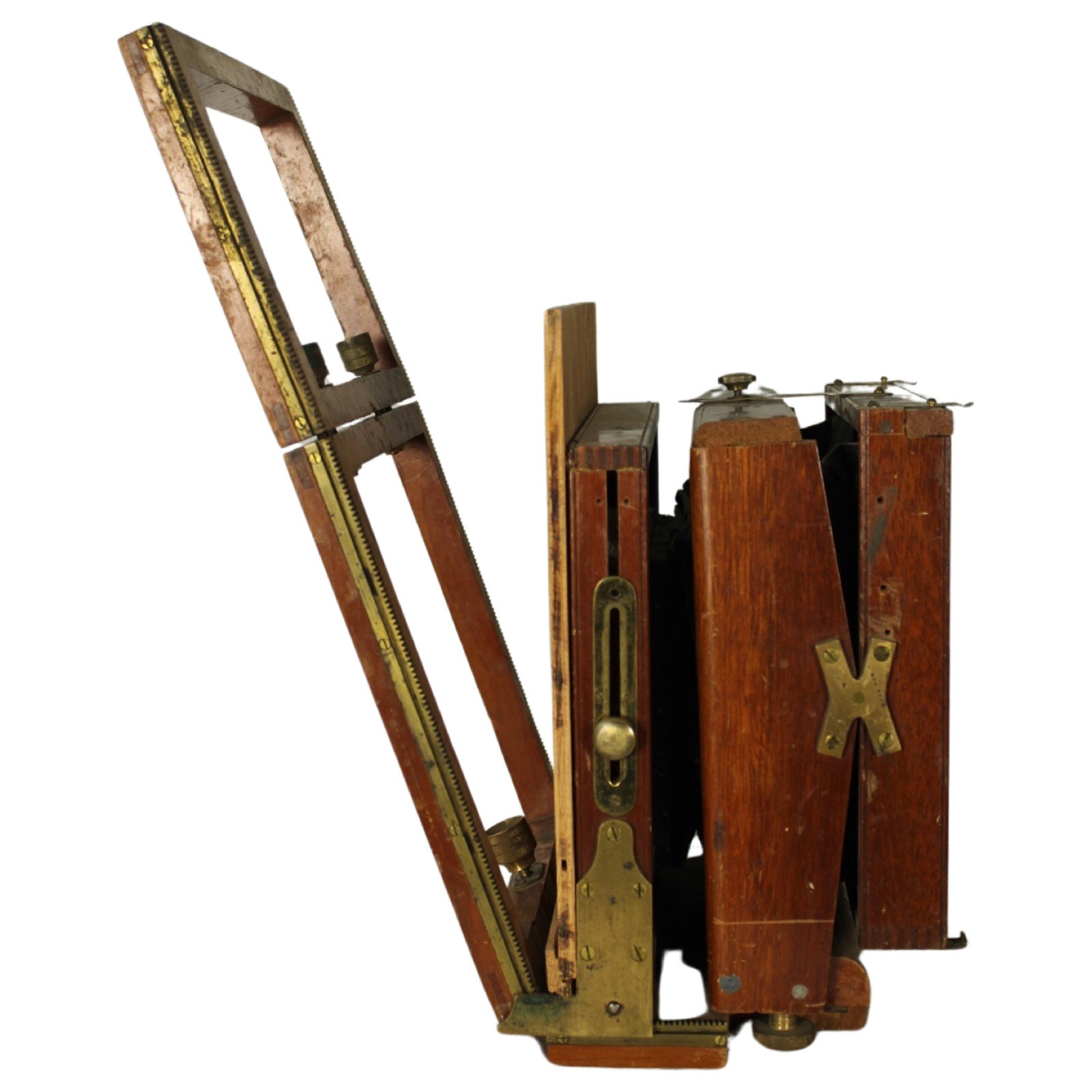 Antique Victorian 1800s Seneca View Field Box Camera Folding Bellows ...