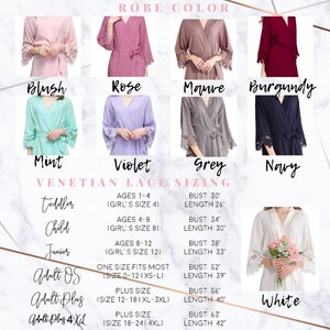 Cotton Robes | Bridesmaid Robes | Cotton Lace Robe | Bridesmaid Gifts ...