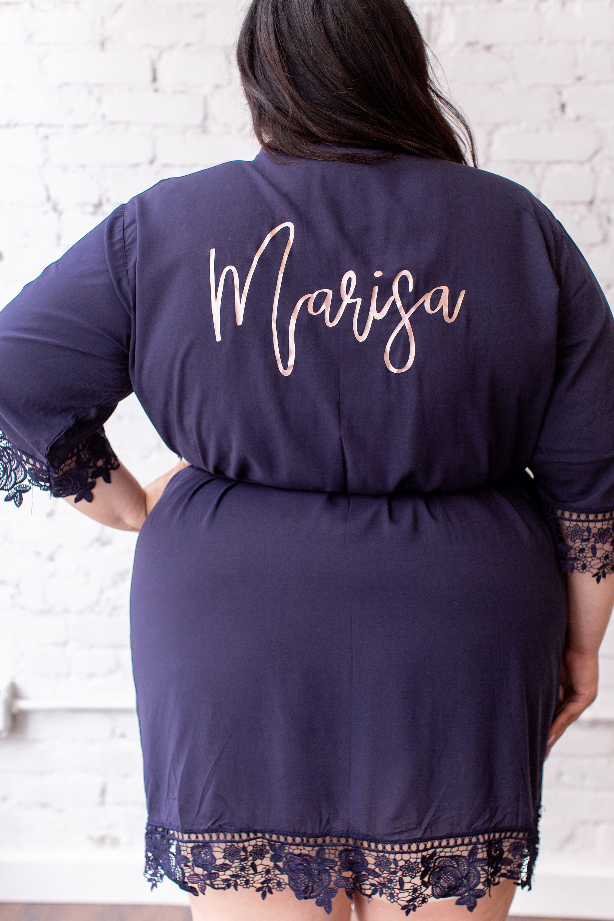 Bridesmaid Robes Plus Size Bridesmaid Robes Cotton Lace | Etsy