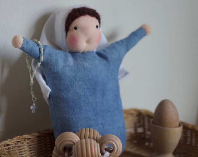 Catholic Mary Doll Waldorf Doll Girl Boy Natural Toy Heirloom Doll ...