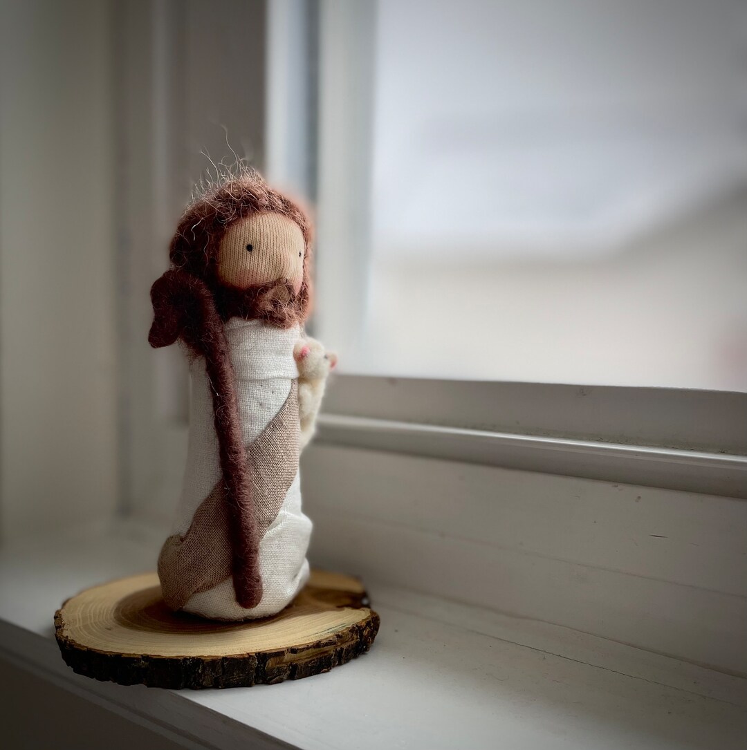 Christ the Good Shepherd Folk Doll Catholic Doll Jesus Toy Catholic ...