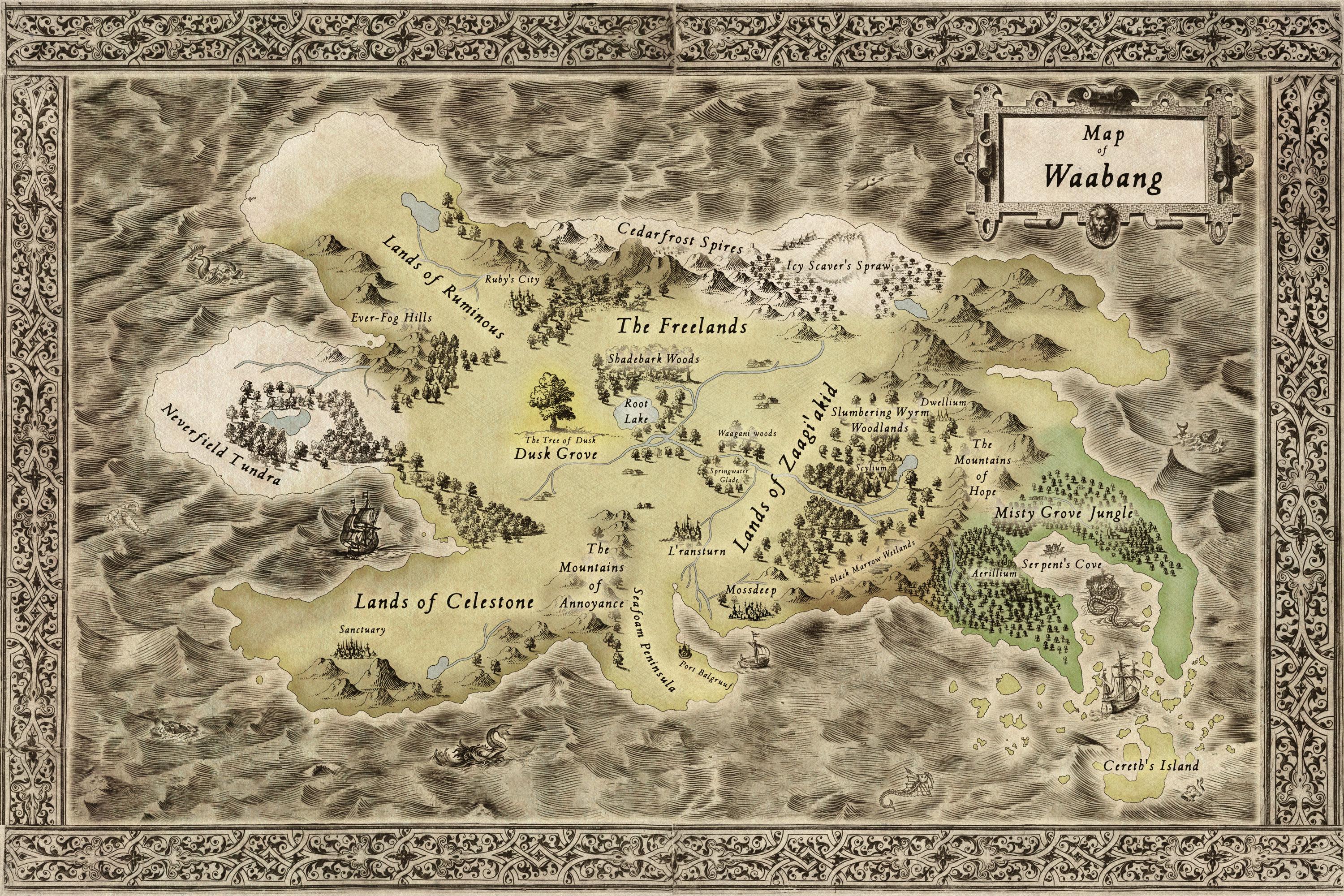 Custom Fantasy Map Commission for Your D&D Campaign, Fantasy Novel - Etsy