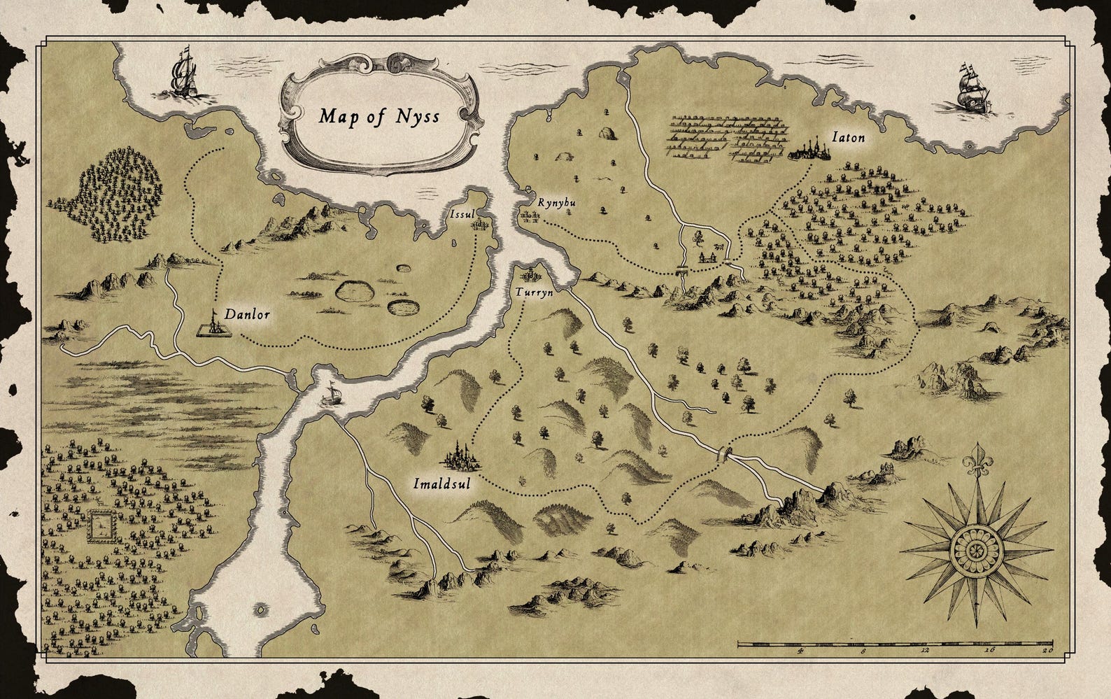 Custom Fantasy Map Commission for Your D&D Campaign, Fantasy Novel - Etsy