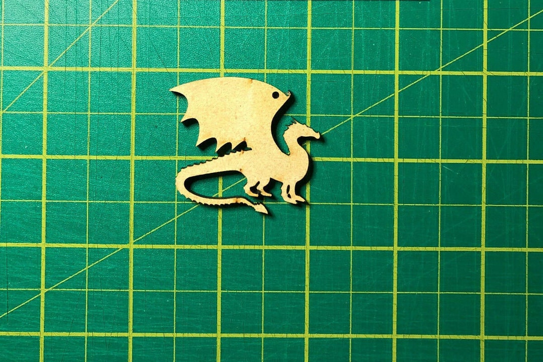 Dragon, MDF Laser Cut Craft Blanks in Various Sizes, Wooden Cutouts ...