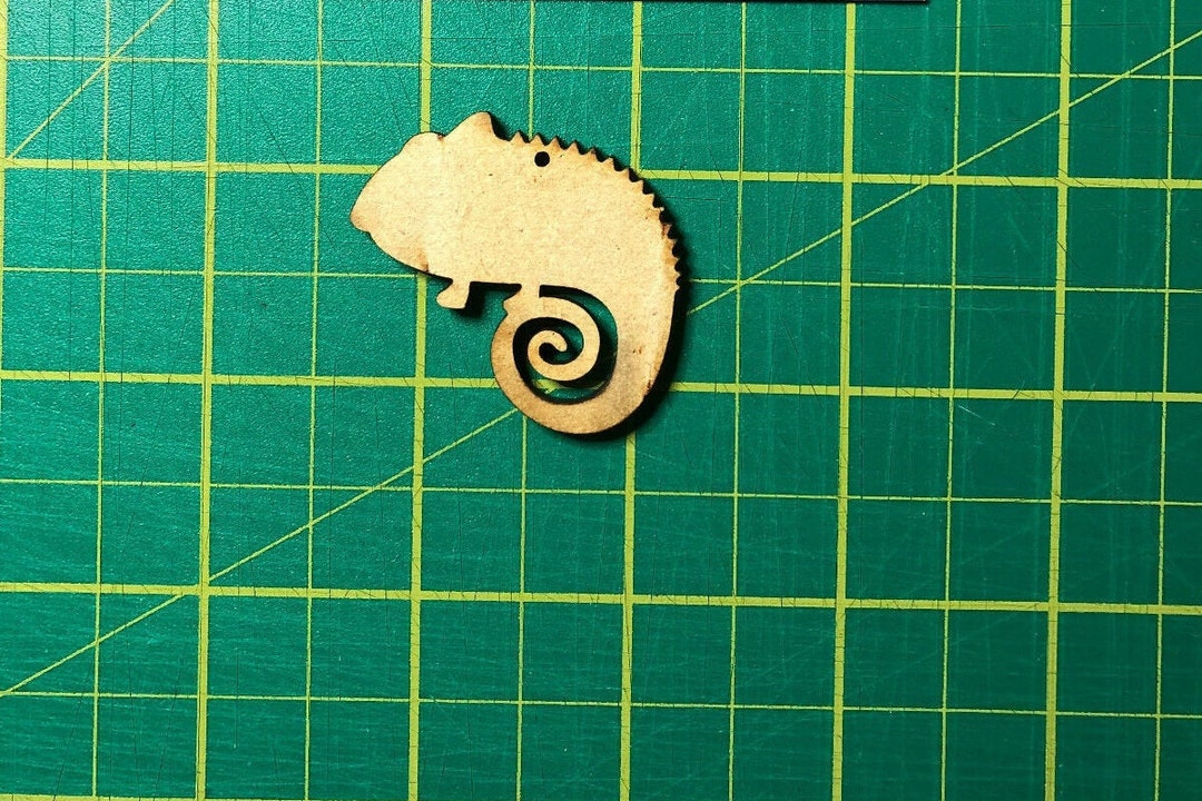 Chameleon Craft Shapes, Laser Cut Shapes, Craft Blanks, Wooden Cutouts ...