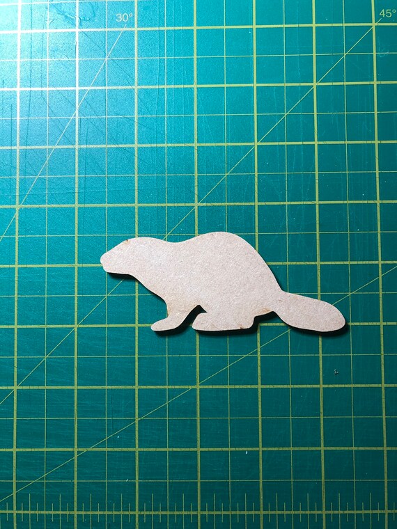 Wooden Beaver MDF Beaver Laser Cut Blanks Wooden Cutouts - Etsy
