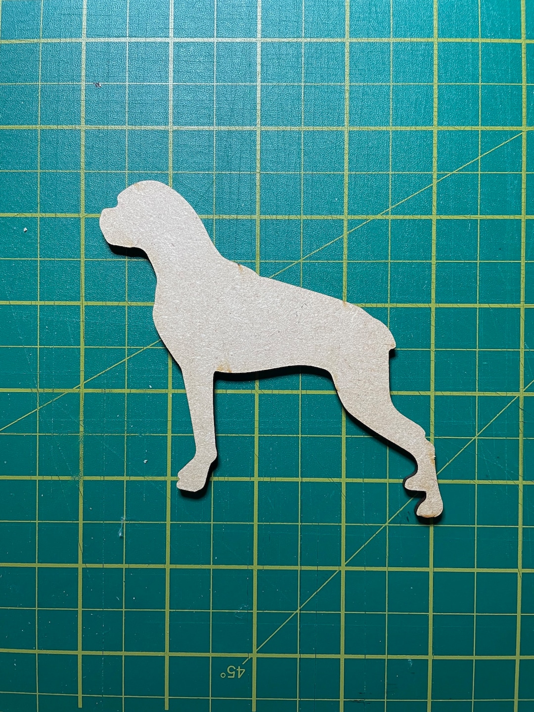 Wooden Boxer Dog, Laser Cut Dogs, Cutouts, Embellishment, MDF Boxer Dog ...