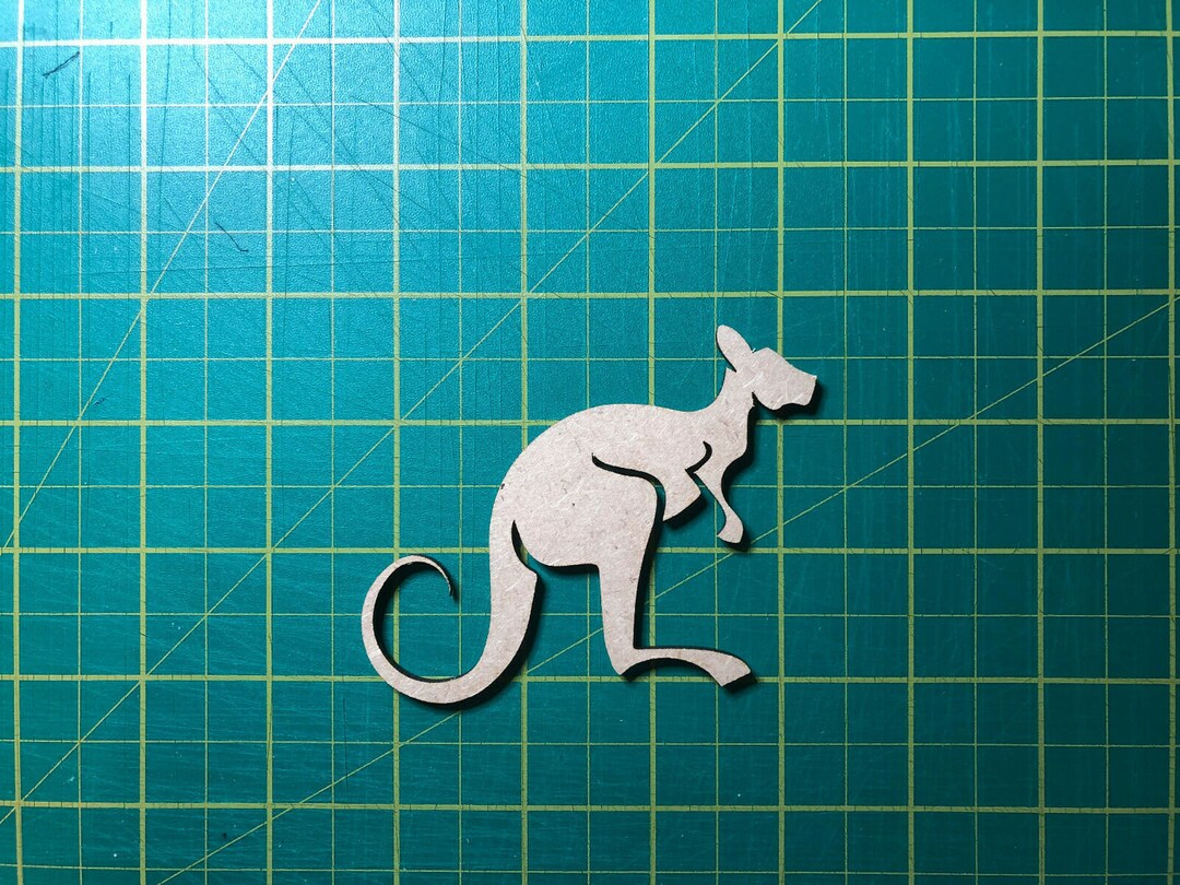 Wooden Kangaroo MDF Kangaroo Laser Cut Kangaroo Wooden - Etsy