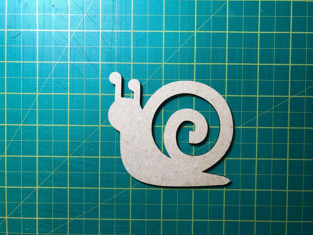 Wooden Snail, Laser Cut Craft Blanks, MDF Snail, Craft Cutouts ...