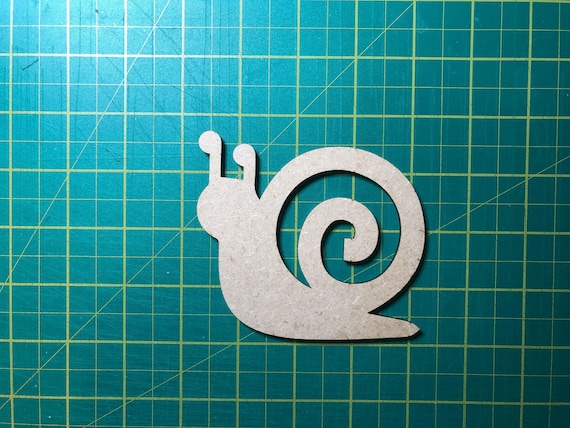 Wooden Snail Laser Cut Craft Blanks MDF Snail Craft | Etsy