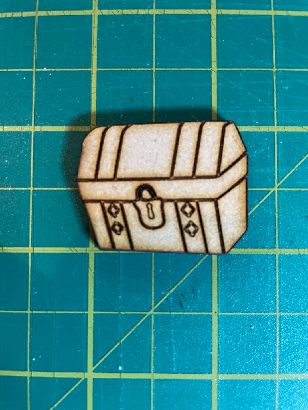 Wooden Treasure Chest, MDF Pirates Chest, Laser Cut Shape, Cutouts ...