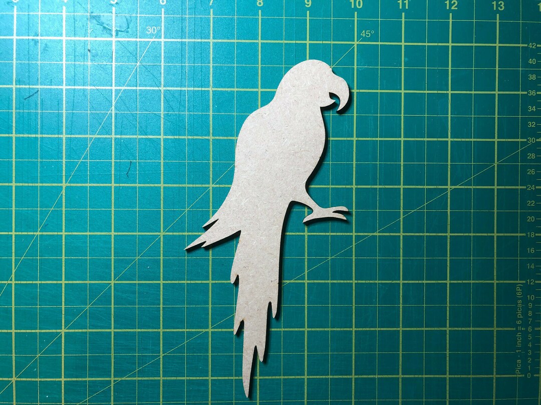 Wooden Parrot, MDF Parrot, Laser Cut Blanks, Wooden Cutouts ...