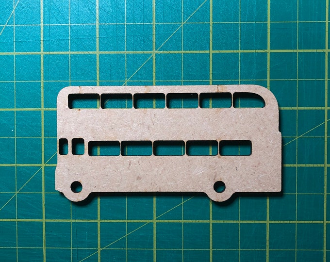London Bus Shape, Wooden Bus, Red Bus, Embellishments, Wooden London ...