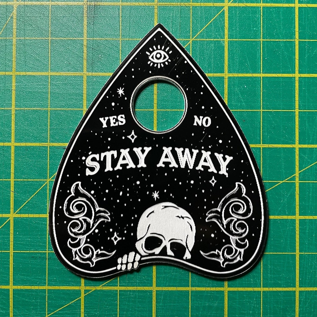 Ouija Planchette, Planchette Shape, Goth, Stay Away, Halloween Decor ...