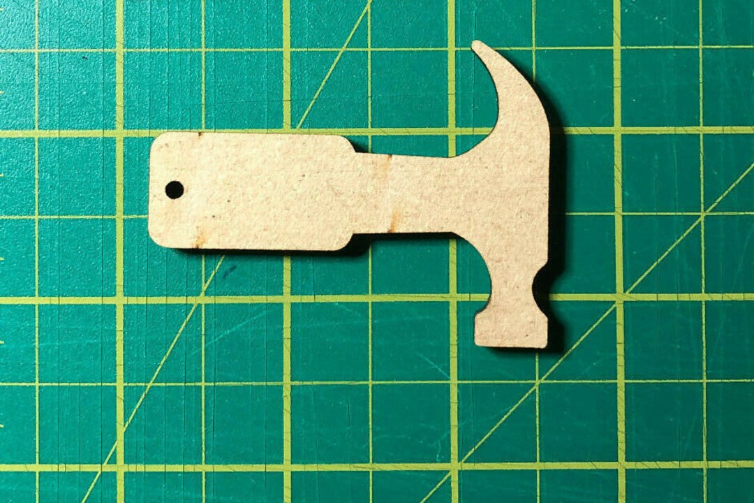 Hammer, MDF Laser Cut Craft Blanks in Various Sizes, Hand Tools, Nails ...