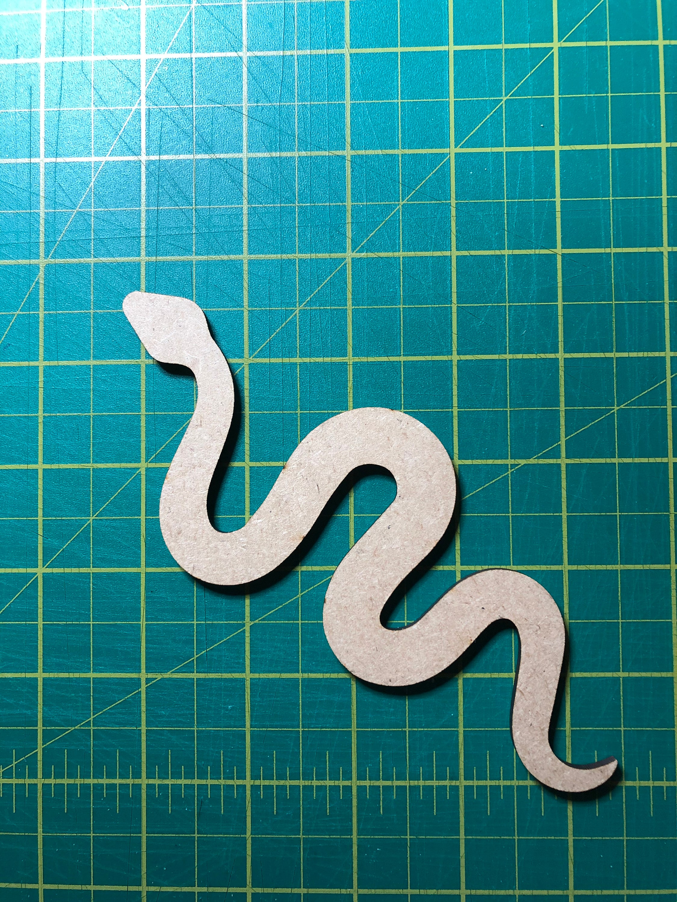 Wood Snake, MDF Snake, Laser Cut Snake, Wooden Snake, Embellishment ...
