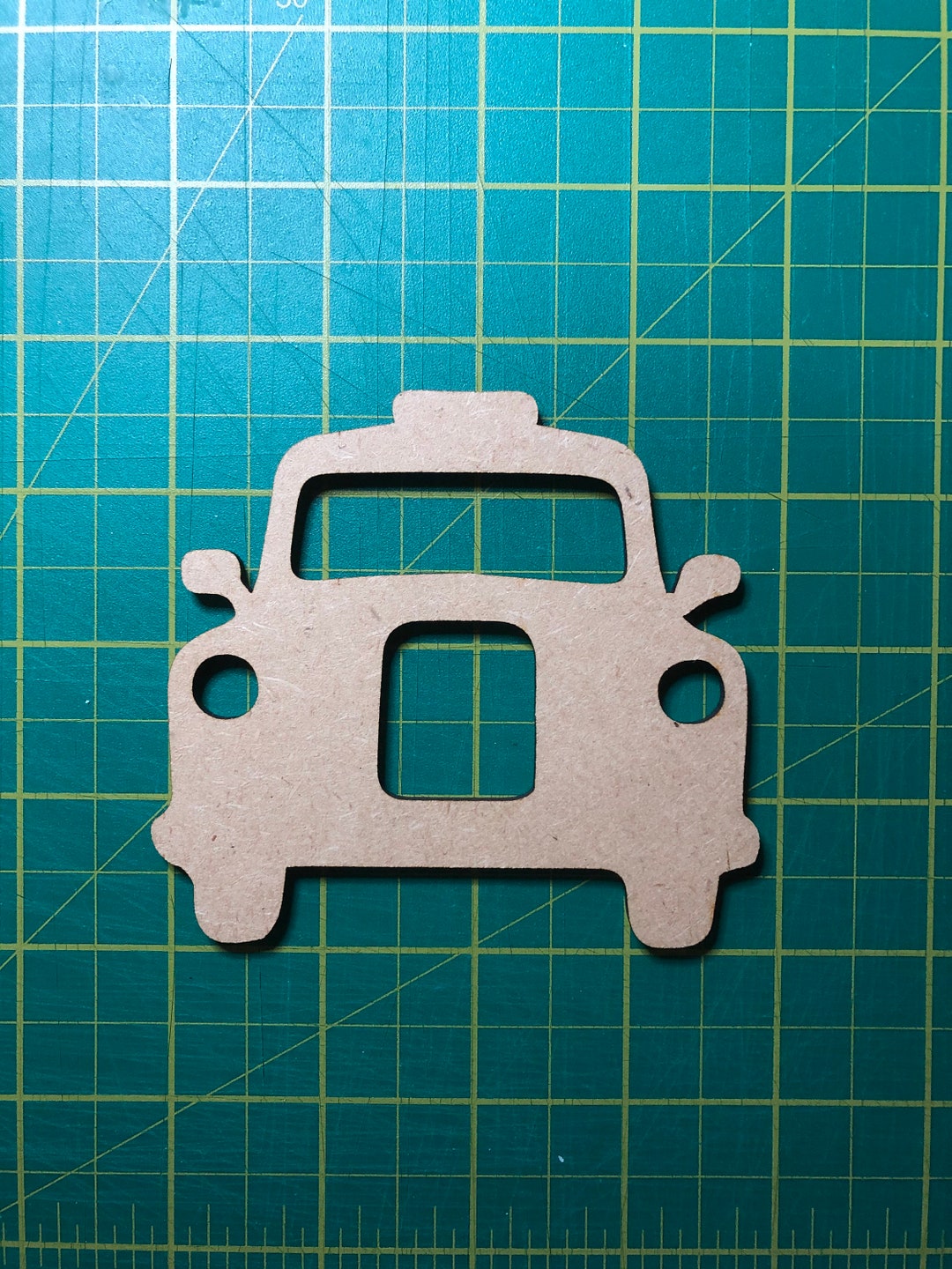 London Taxi Shape MDF Crafts, Decorations Embellishments MDF Shape ...