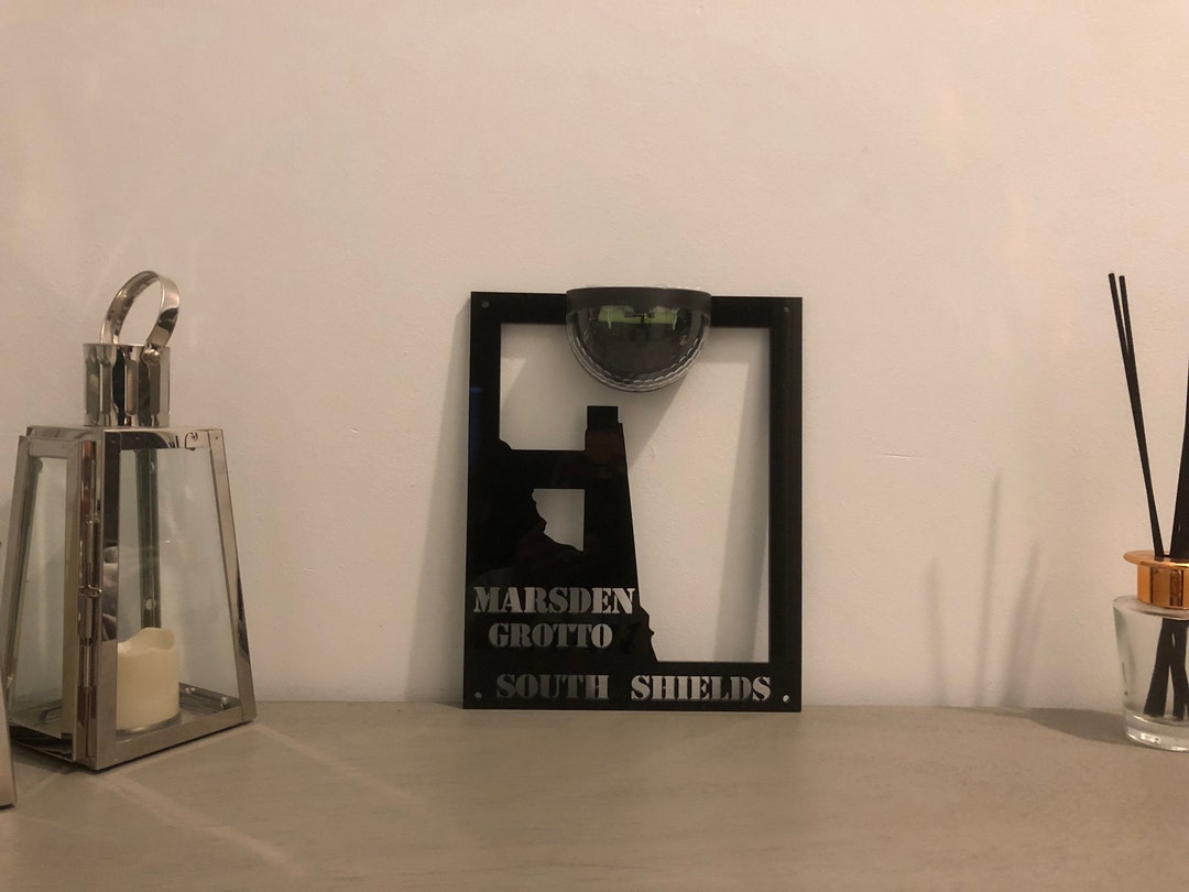 South Shields Marsden Grotto LED Wall Plaque, Contemporary Wall Sign ...