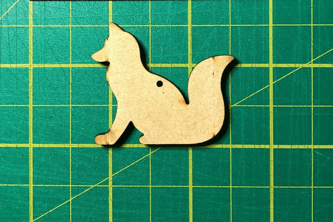 Fox Craft Shapes Laser Cut Craft Blanks in Various Sizes, Woodland ...