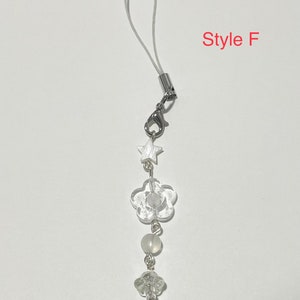 Flowery Dreamy White Angel Phone Straps in Different Styles Phone Chain ...