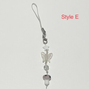 Flowery Dreamy White Angel Phone Straps in Different Styles Phone Chain ...