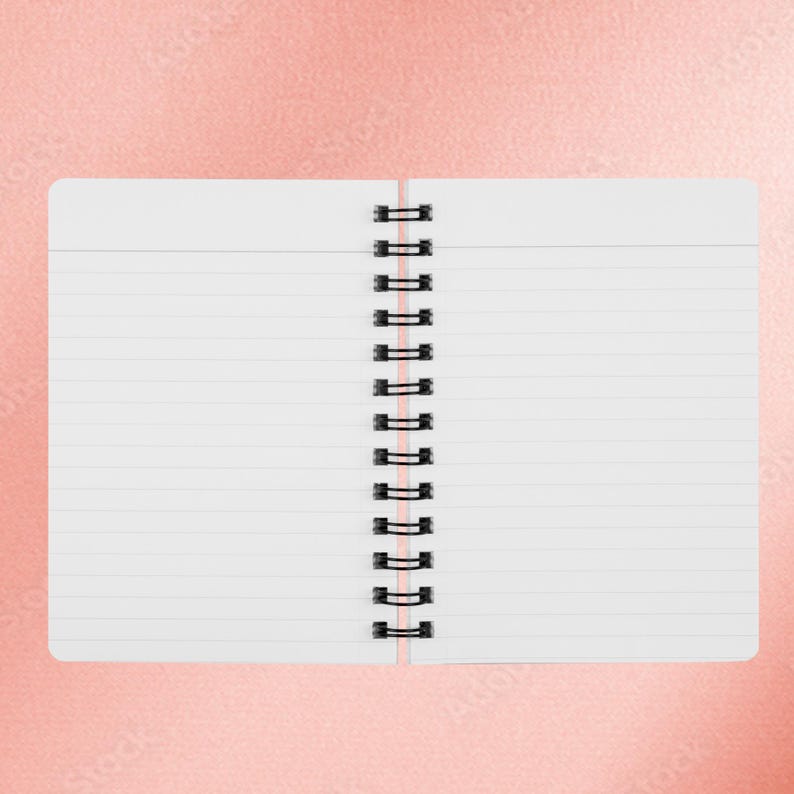 White Floral Spiral Journal, Dream Journal, Gratitude Journal, Gift for ...