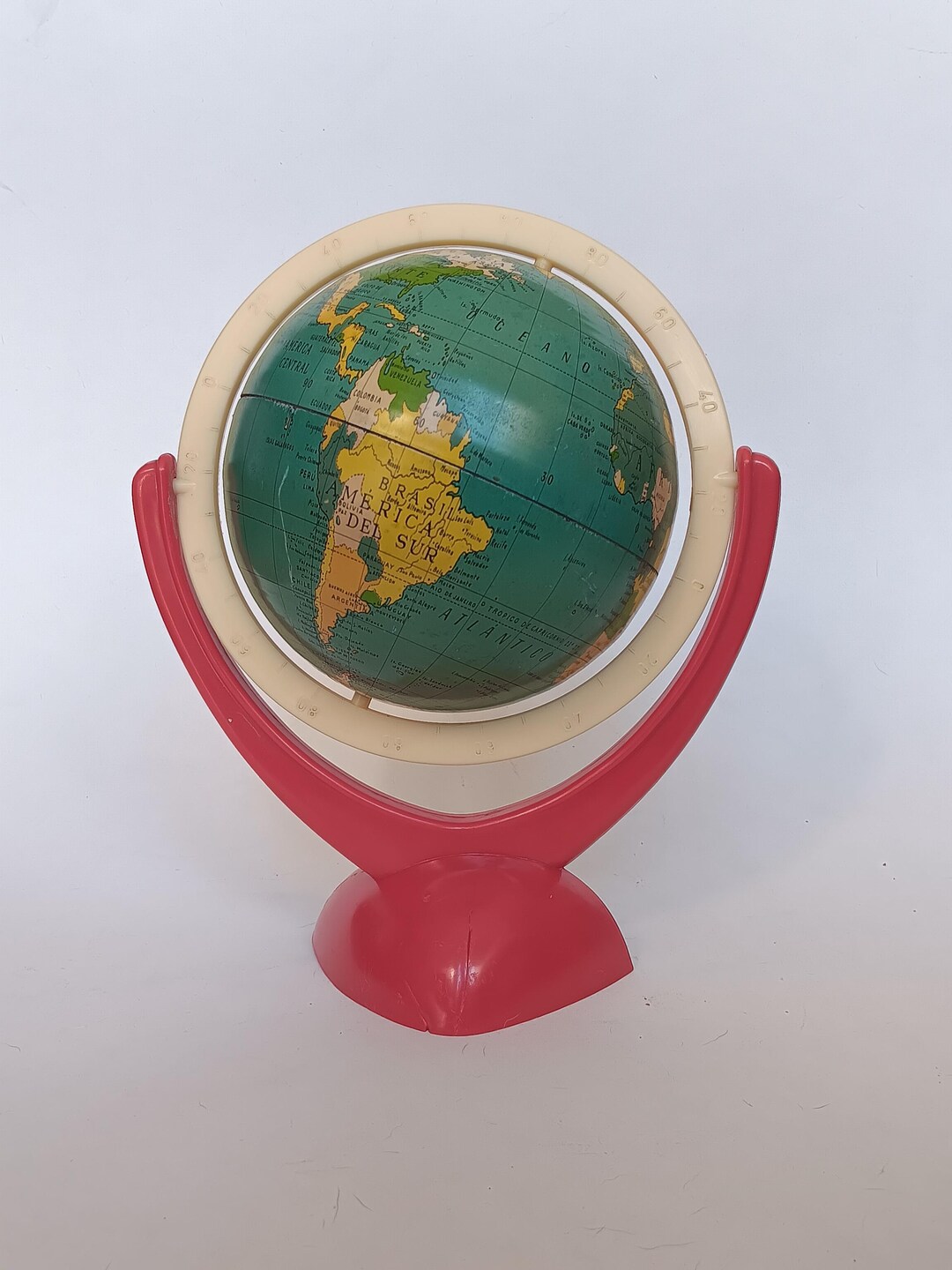 Vintage Space Age Earth Globe 1960s - Etsy