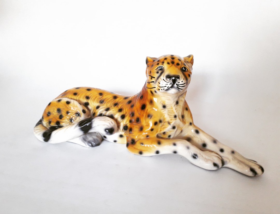 Vintage Italian Leopard Figure 1960s - Etsy